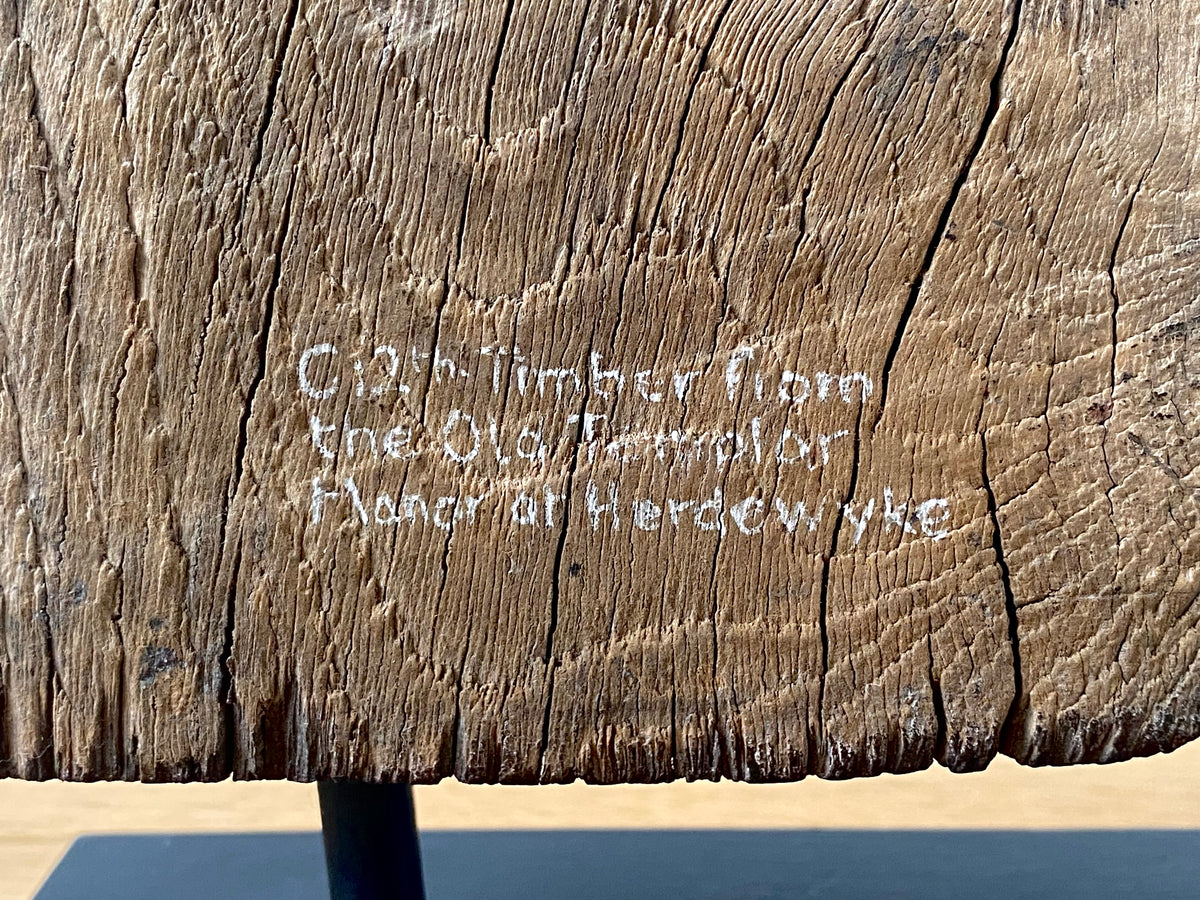 Rare 12th Century Timber Fragment From The Old Templar Manor Herdewyke ...